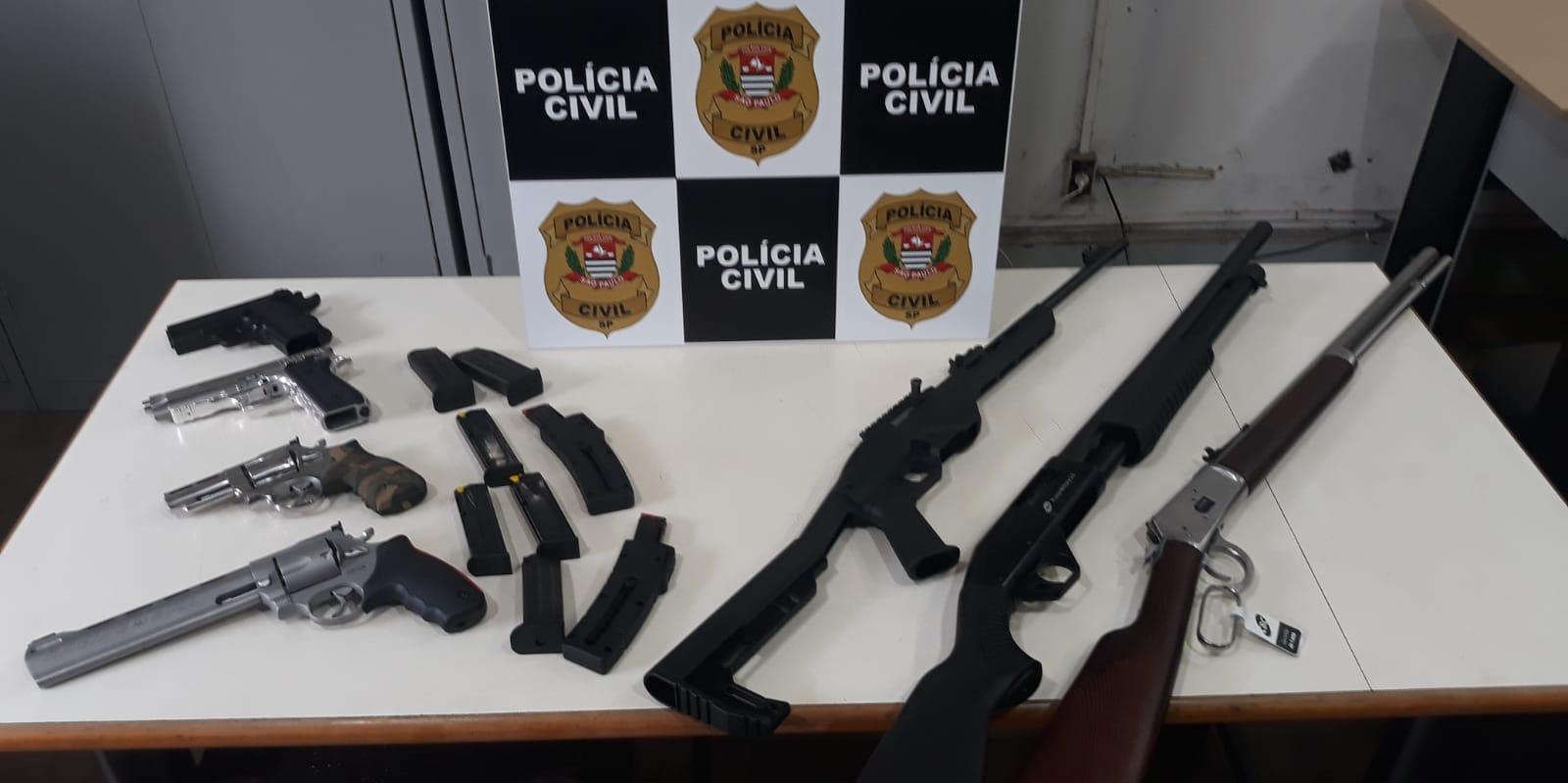 Polícia Civil Apreende Armas De Uso Restrito Em Mirassol